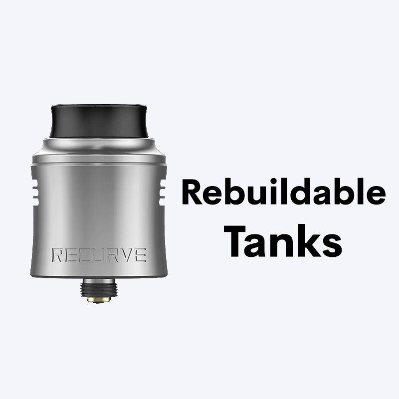 Rebuildable Vape Tanks | Shop RDA, RDTA & RTA Vape Tanks – Gourmet E-Liquid