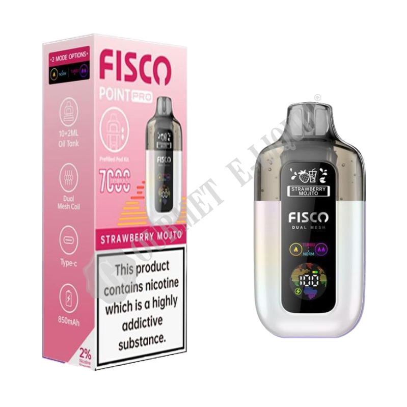 Fisco Point PRO 7000 Pre-Filled Pod Vape Kit – Gourmet E-Liquid