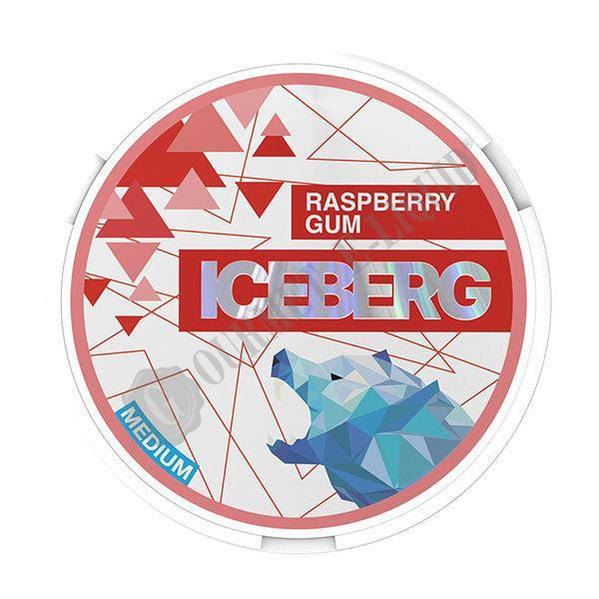 Iceberg Raspberry Gum Nicotine Pouches – Gourmet E-Liquid